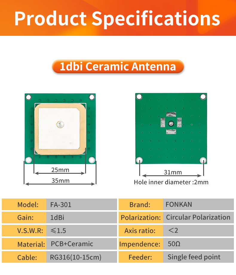 3dBi RFID integrated module_RFID Product_Shenzhen Fonkan Technology Co.,Ltd.